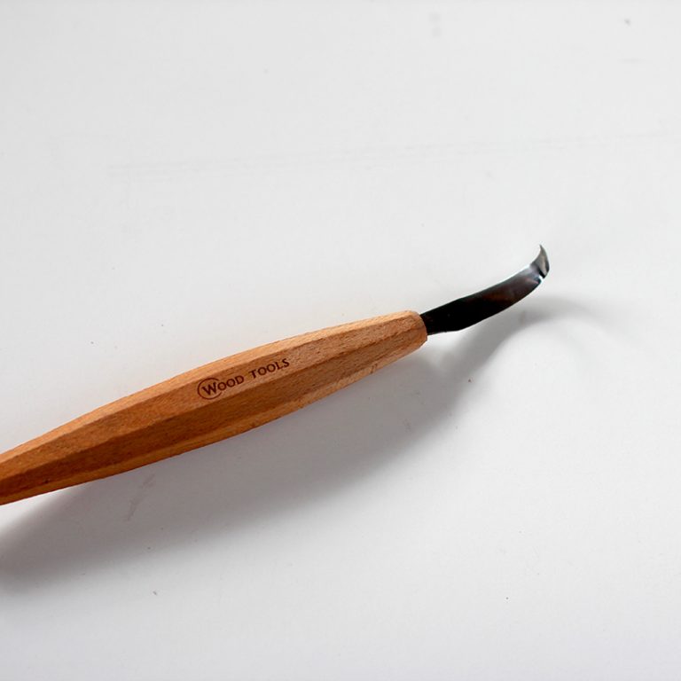 Compound curve spoon knife (left handed) – Wood Tools