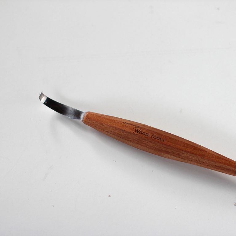 Compound curve spoon knife (right handed) – Wood Tools